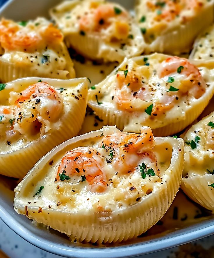 Creamy seafood stuffed shells – aboutbackpacks